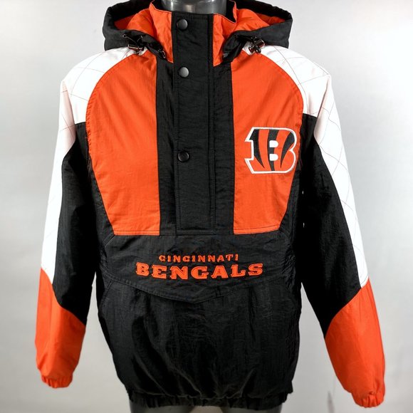 STARTER | Jackets & Coats | Cincinnati Bengals Starter Half Zip Hooded ...